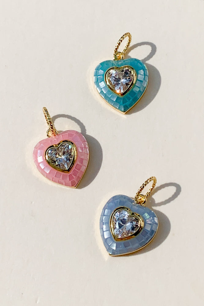 Heart Shell Cubic Charm – SSFW
