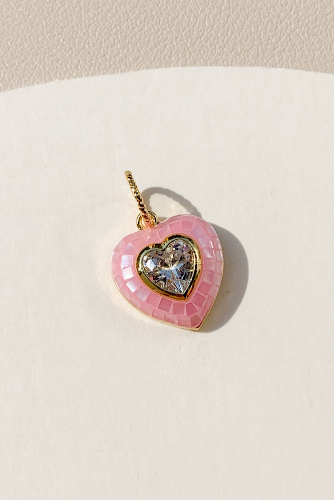 Heart Shell Cubic Charm – SSFW