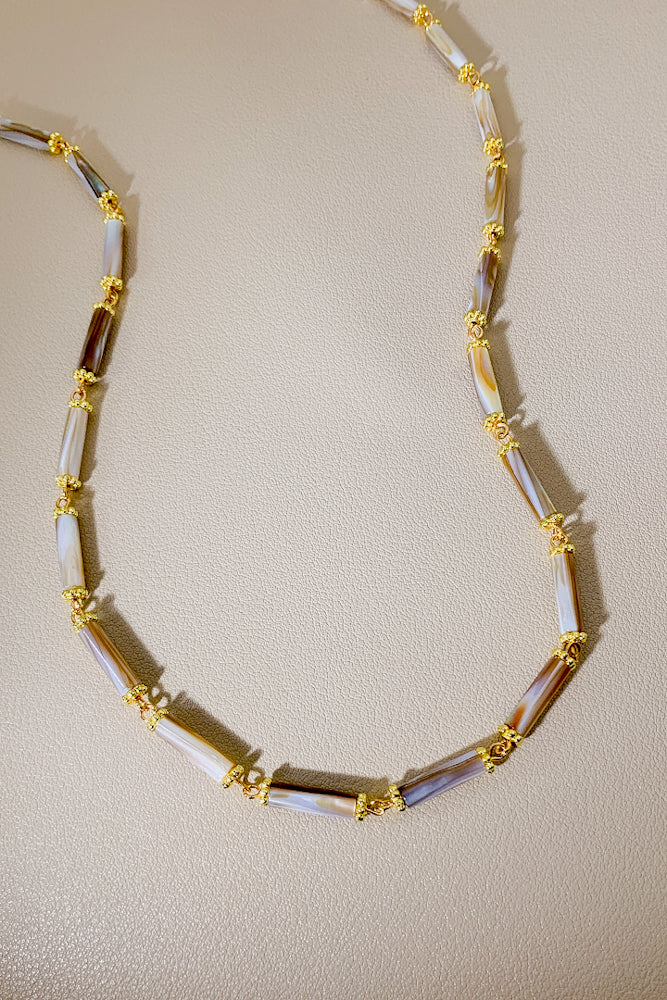 Royleen Necklace in Shell – SSFW