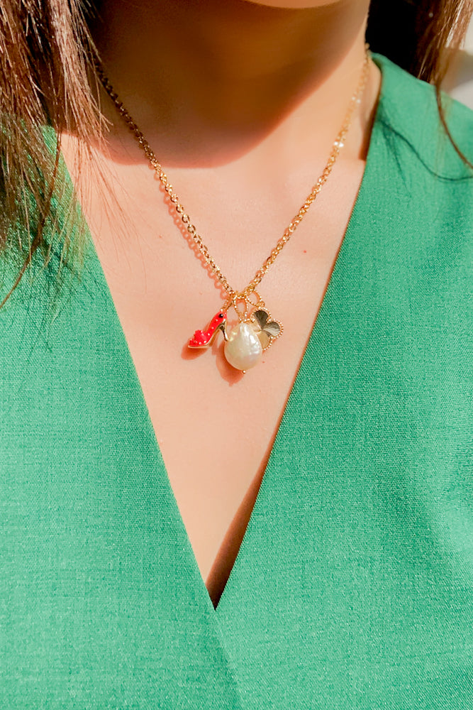 Sunflower Chain Necklace (Stainless Steel) – SSFW