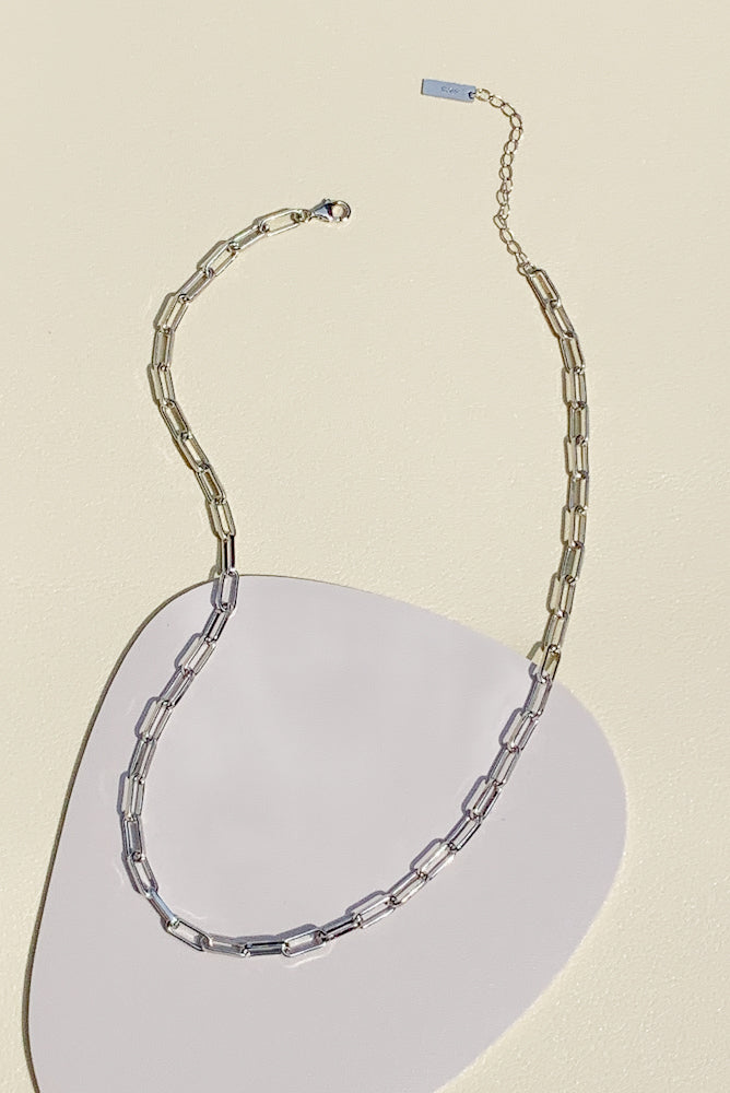 Dani Linked Chain Necklace (925 Silver) – SSFW